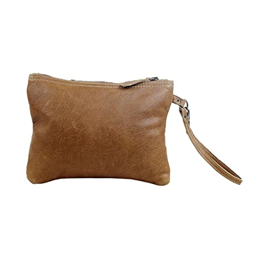 Myra Bag Wow Factor Pouch Upcycled Cowhide & Leather S-2917