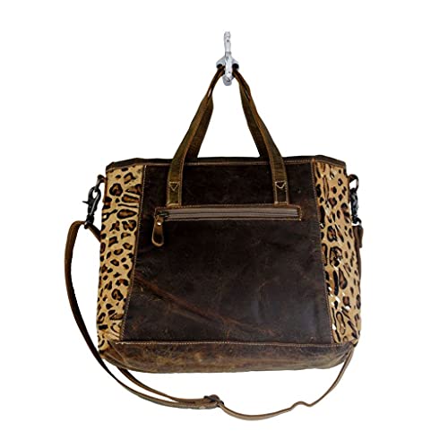 Myra Bag Fearless Leather & Cowhide Bag Upcycled Cowhide & Leather S-2832