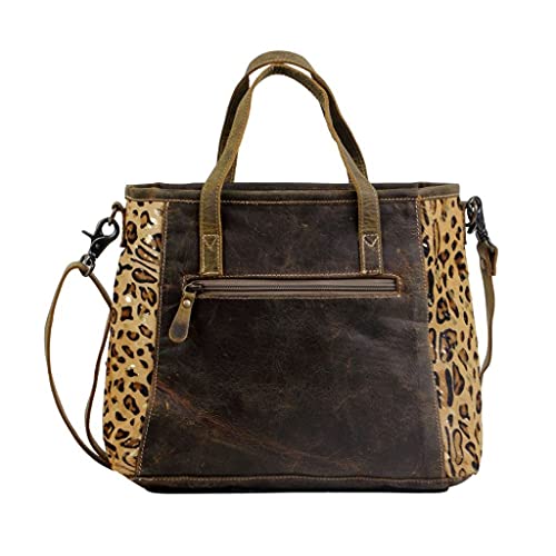 Myra Bag Fearless Leather & Cowhide Bag Upcycled Cowhide & Leather S-2832