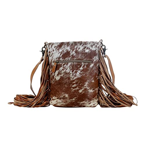 Myra Bag Flouncy Cowhide Bag Upcycled Cowhide & Leather S-2850