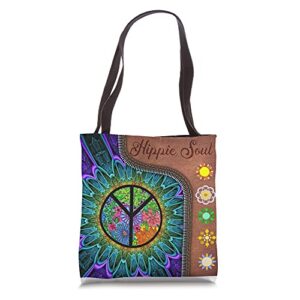 hippie soul tote bag