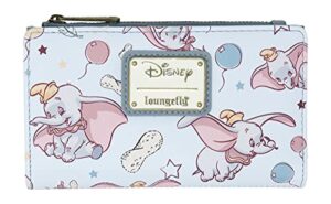 loungefly disney dumbo allover print bi-fold wallet