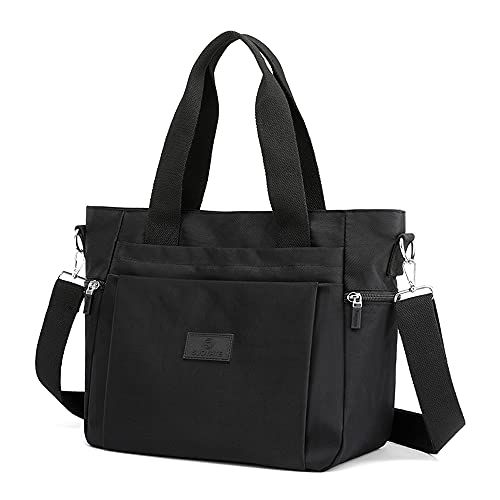 Women's Handbags Shoulder Bags Ladies Casual Top Handle Handbag Shopper Tote Purse Black