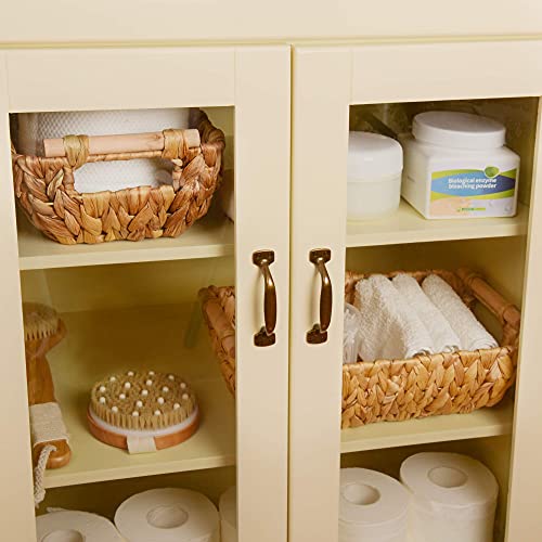 StorageWorks Water Hyacinth Storage Baskets Set