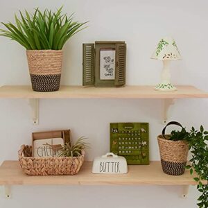 StorageWorks Water Hyacinth Storage Baskets Set