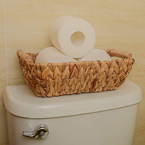 StorageWorks Water Hyacinth Storage Baskets Set