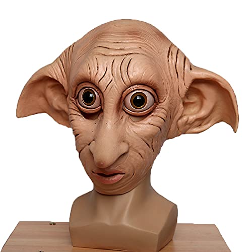 XGS Dobby Latex Mask Deluxe Masquerade Halloween Party Head Accessroy Costume Props