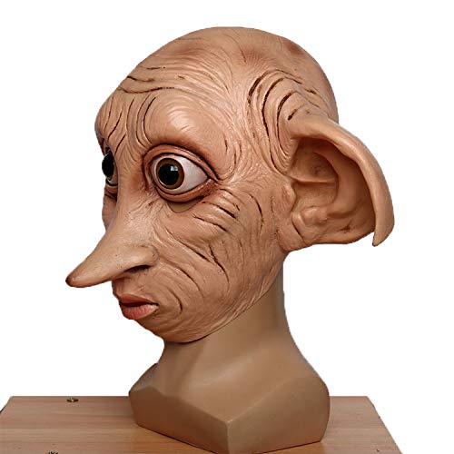 XGS Dobby Latex Mask Deluxe Masquerade Halloween Party Head Accessroy Costume Props