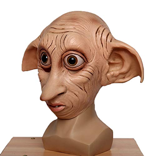 XGS Dobby Latex Mask Deluxe Masquerade Halloween Party Head Accessroy Costume Props