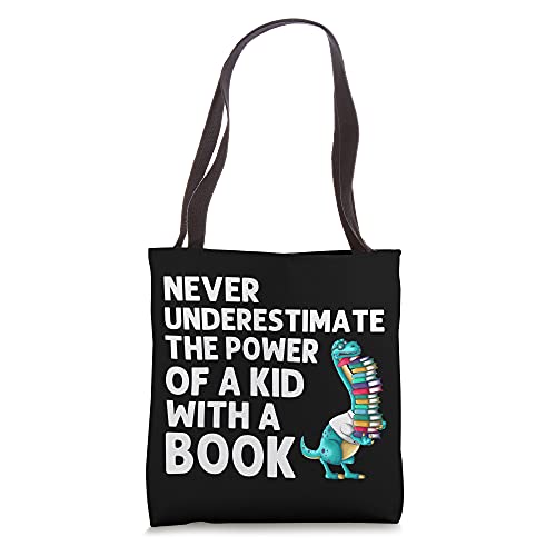 Funny Reading Books Gift For Kids Boys Girls Story Reader Tote Bag