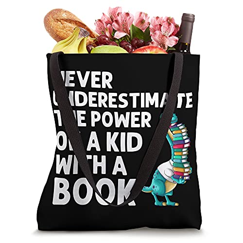 Funny Reading Books Gift For Kids Boys Girls Story Reader Tote Bag