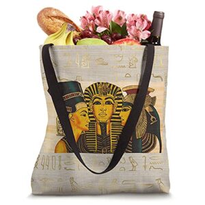 Ancient Egyptian Queen Nefertiti, Cleopatra , king tut Tote Bag