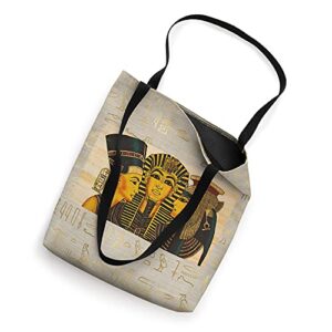 Ancient Egyptian Queen Nefertiti, Cleopatra , king tut Tote Bag