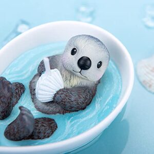 Cute Sea Otter Baby Candle for Your Lover Friend Birthday Gift Souvenir