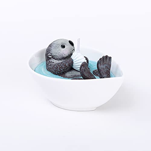 Cute Sea Otter Baby Candle for Your Lover Friend Birthday Gift Souvenir