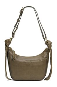 frye womens nora knotted crossbody, khaki, one size us