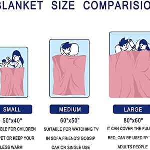 Anime Blanket Super Soft Fleece Throw Blankets for Living Room Bedding Sofa Bedroom Kids Adults Full Season 60x50Inch