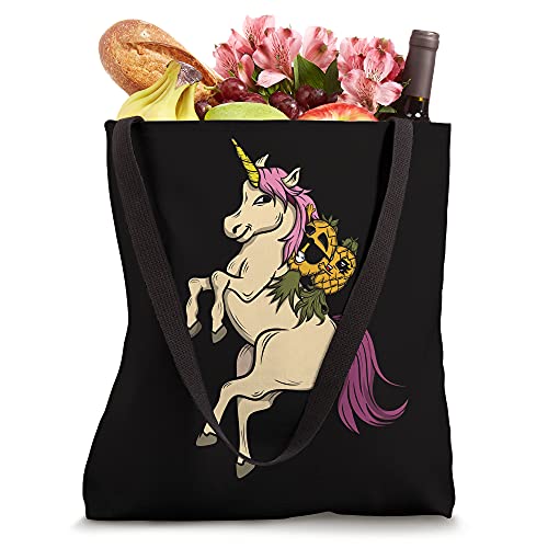 Swingers Couple Pineapples Swinging on a Unicorn Swinger Tote Bag