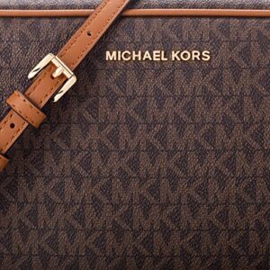 Michael Kors Jet Set Large East/West Crossbody Brown One Size