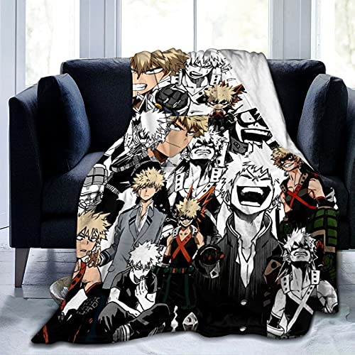 Anime Throw Blanket Merch Soft Plush Bedding Sofa Warm Flannel Fleece Blankets for Kids Adult Gifts 50"x40"