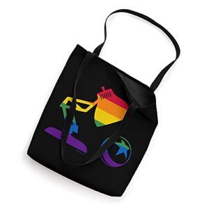 Pixar Ball and Luxo Jr. Rainbow Collection Tote Bag