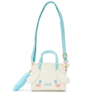 SHOCKTU My Melody Bag, Cinnamoroll PomPomPurin Bag Cute Cartoon Shoulder Bag Anime Cosplay Doll Handbag (WHITE)