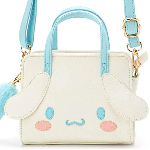 SHOCKTU My Melody Bag, Cinnamoroll PomPomPurin Bag Cute Cartoon Shoulder Bag Anime Cosplay Doll Handbag (WHITE)