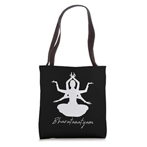 bharatanatyam classical indian folk dance dancer india tote bag