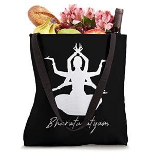 Bharatanatyam Classical Indian Folk Dance Dancer India Tote Bag