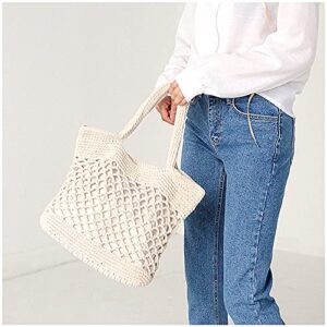 Monanoat Straw Large Tote Bag Shoulder Bag for Women Straw Handbag Vintage Handwoven Bag Summer Beach Bag