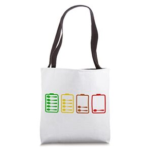 low spoon charge levels spoonie tote bag