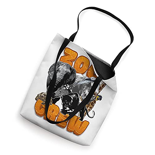 Zoo Crew Costume Zookeeper Jungle Animals Birthday Themed Tote Bag