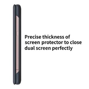 [2 SET 8 PCS] [2 tempered glass + 4 PET films + 2 camera protector] for LG V60 5G ThinQ Screen Protector [Perfect Fit for Dual Screen] Compatible with LG V60 Screen Protector