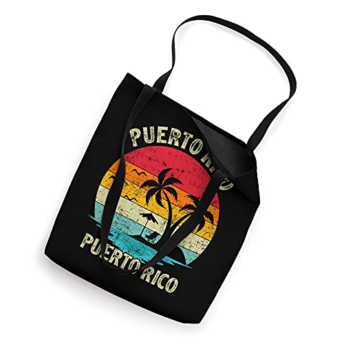 Family Vacation Vintage Retro Puerto Rico San Juan Beach Tote Bag