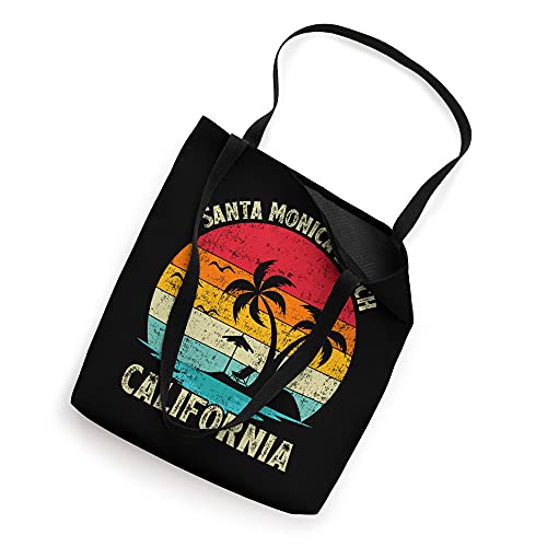 Family Vacation Vintage Retro California Santa Monica Beach Tote Bag