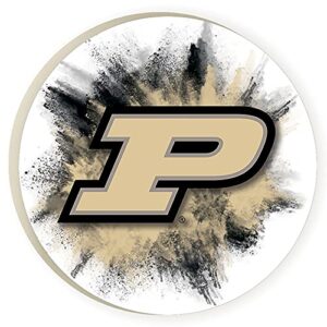 purdue university color splash 2.75 x 2.75 ceramic car coasters pack of 2