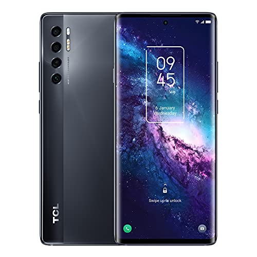 TCL 20 Pro 5G Unlocked Smartphone with 6.67” AMOLED FHD+ Display, 48MP OIS Quad Camera, 6GB+256GB, 4500mAh Battery, US 5G Verizon Cellphone, Moondust Gray (Does not Support Sprint/AT&T 5G)