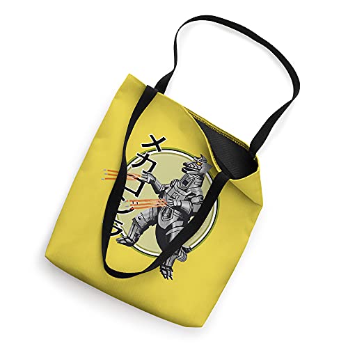 Godzilla Mechagodzilla Illustrated Mustard Tote Bag