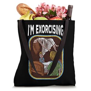 Vintage Retro Horror Tote Bag