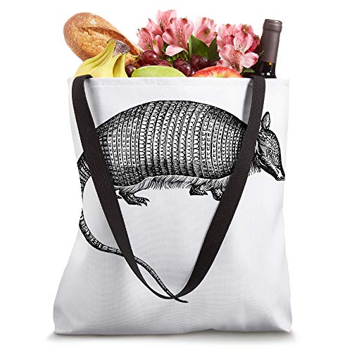 Desert Armadillo Print Tote Bag