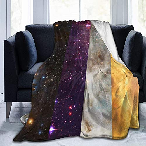 heigudan Nonbinary Galaxy Pride Flag Blanket Soft Throw for All Seasons Couch Bed Sofa Luxurious Warm and Cozy 60 x 80 Inch