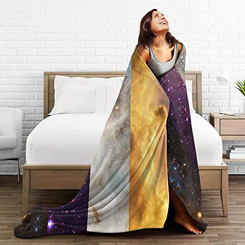 heigudan Nonbinary Galaxy Pride Flag Blanket Soft Throw for All Seasons Couch Bed Sofa Luxurious Warm and Cozy 60 x 80 Inch