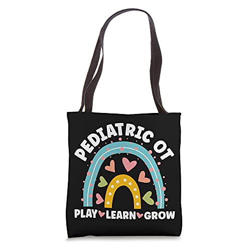 Boho Rainbow Pediatric OT Occupational Therapy Tote Bag