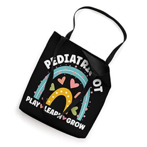 Boho Rainbow Pediatric OT Occupational Therapy Tote Bag