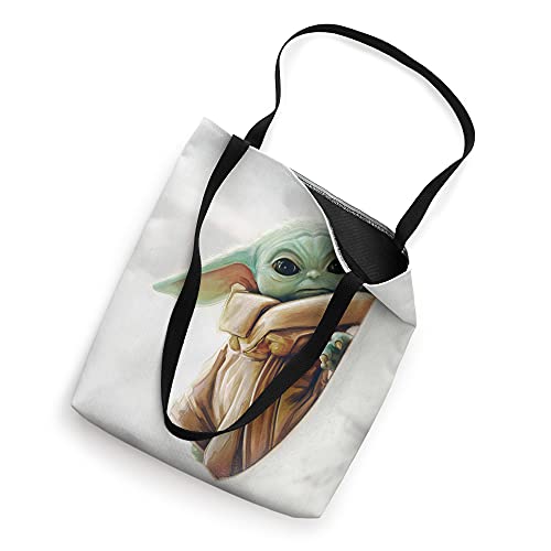 Star Wars The Mandalorian Grogu White Tote Bag