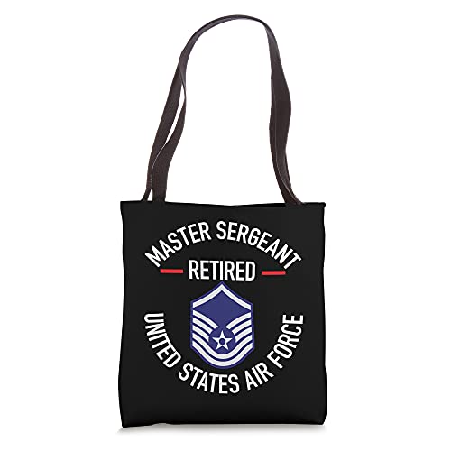 Master Sergeant Retired Air Force Military Retirement Gifts Tote Bag