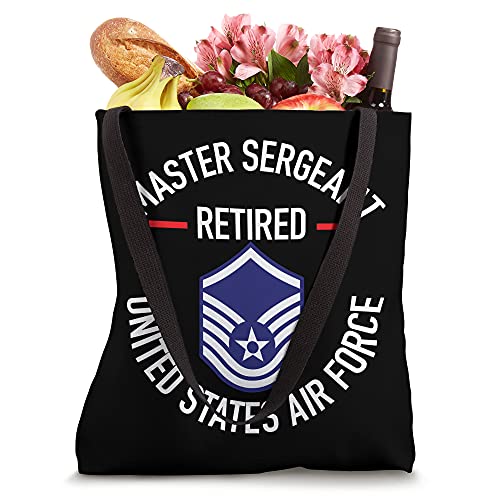 Master Sergeant Retired Air Force Military Retirement Gifts Tote Bag