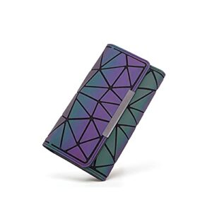 wallets for women tote bag geometric handbags luminous ladies handbags wallets and handbags messenger bags ladies holographic messenger shoulder bags (glow-8)……