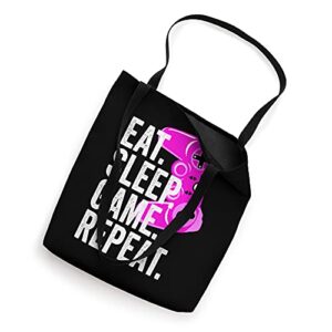 Video Games Eat Sleep Game Funny Gamer Girls ns Gift Tote Bag