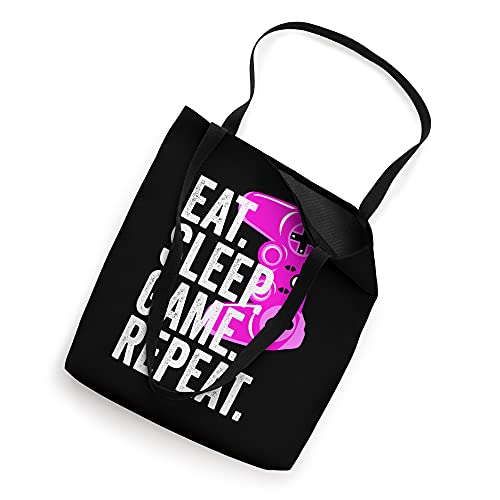 Video Games Eat Sleep Game Funny Gamer Girls ns Gift Tote Bag